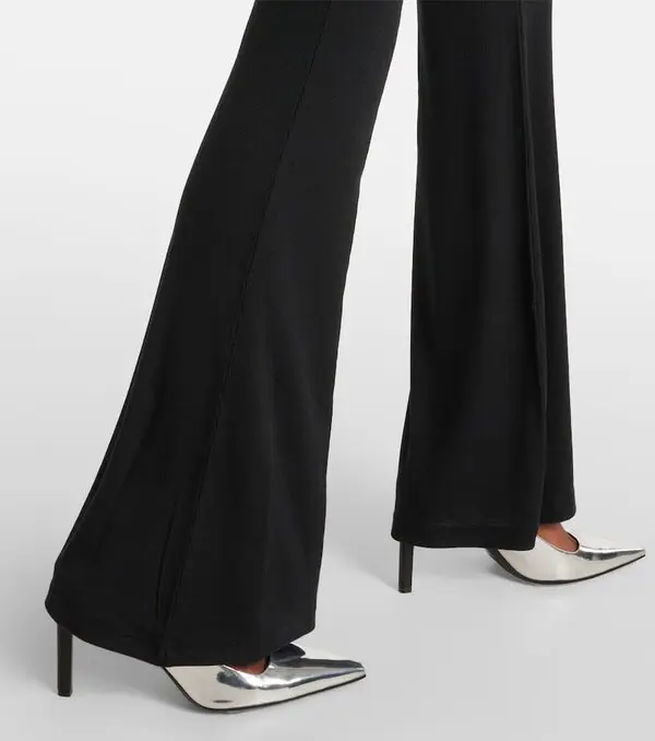 Coperni Denim-trimmed Flared Pants