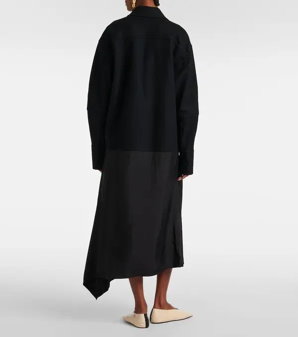 JIL SANDER Asymmetric Shirt Dress