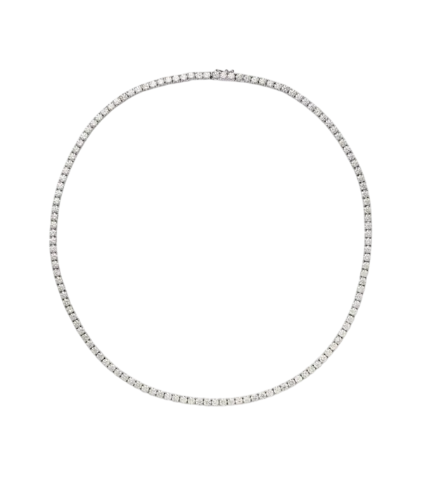 ANITA KO Hepburn Large Diamond Choker In 18kt White Gold - Silver