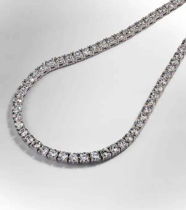 ANITA KO Hepburn Large Diamond Choker In 18kt White Gold