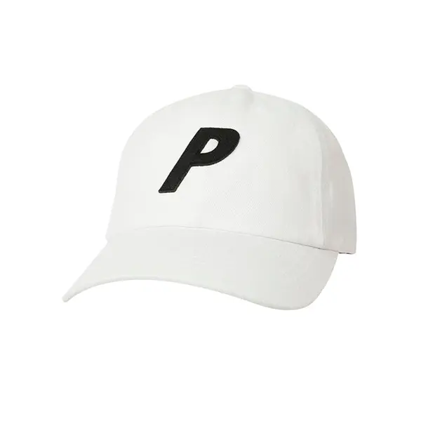 PALACE P 6-panel Flectarn Cap - White