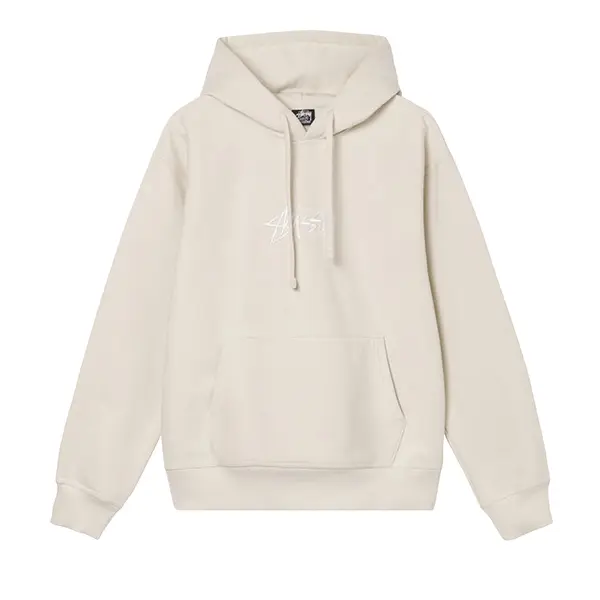 StÜssy Stock Appliqué Hoodie - Cream