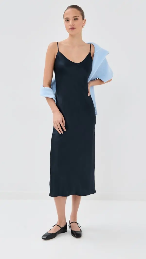Sablyn Taylor Silk Dress - Midnight Navy