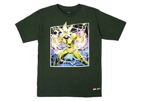 BAIT X The Sinister Six Electro Tee Shirt - Green