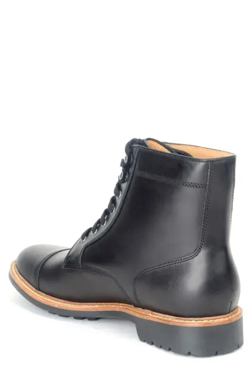 WARFIELD & GRAND Gresham Lugged Cap Toe Boot - Black