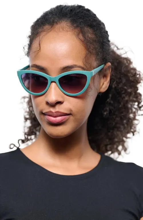 ECO Pearl Cat Eye Sunglasses - Aqua