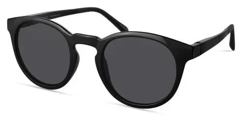 ECO Tamarind Round Frame Sunglasses - Black