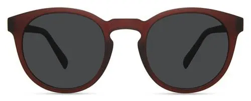 ECO Tamarind Round Frame Sunglasses - Warm Red