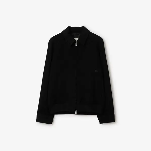 Burberry Cashmere Harrington Jacket - Black