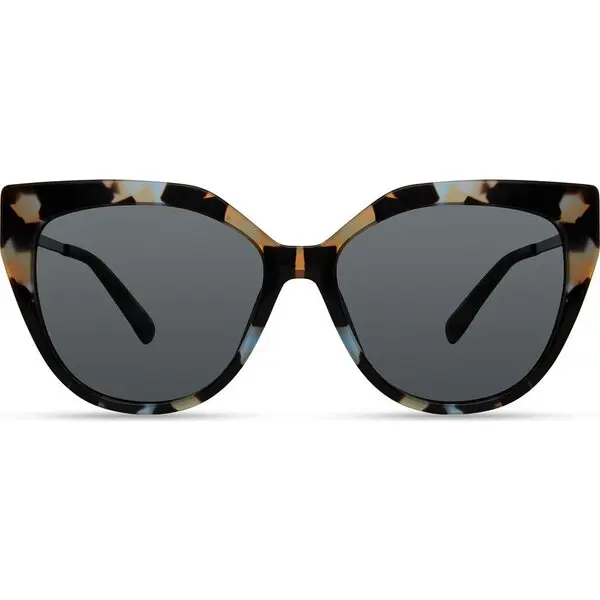 Derek Lam 10 Crosby Cat Eye Sunglasses - Blue Brown Tortoise