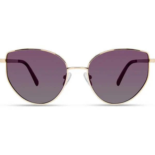 Derek Lam 10 Crosby Kirby Cat Eye Sunglasses - Light Gold Black