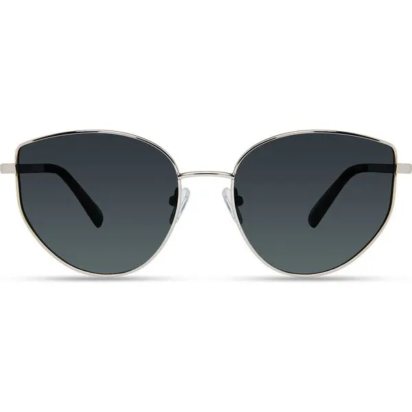 Derek Lam 10 Crosby Kirby Cat Eye Sunglasses - Silver Emerald