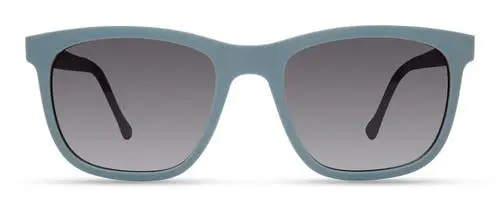 ECO Cliff Round Frame Sunglasses - Grey Blue