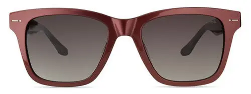 Italia Independent Accelerazione Square Frame Sunglasses - Metallic Burgundy