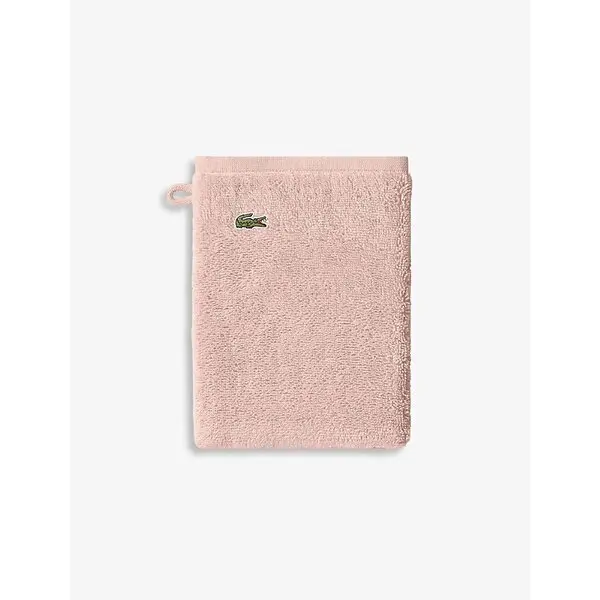 Lacoste Cotton Wash Mitt - Rose