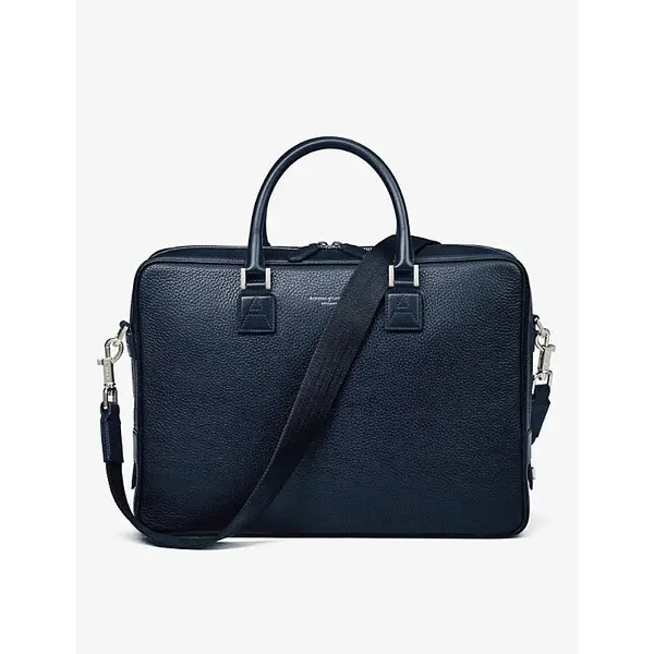 ASPINAL OF LONDON Mount Street Leather Laptop Bag - One-color