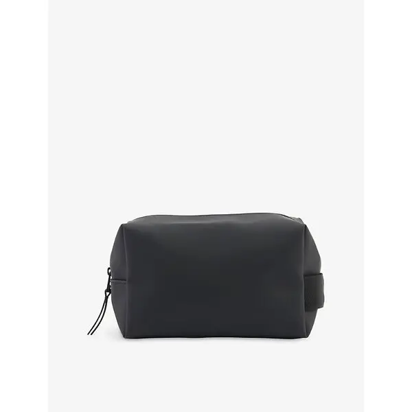 Rains Small Coated-canvas Wash Bag - 01 Black