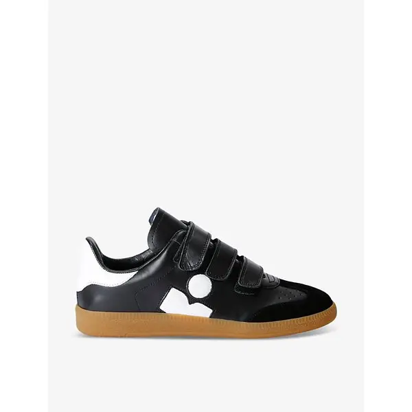 Isabel Marant Étoile Beth Leather Low-top Trainers - Blk/white