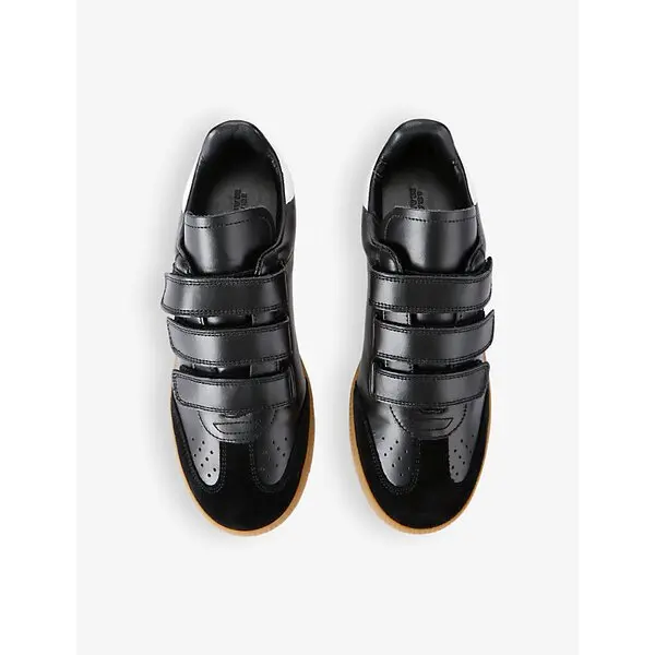 Isabel Marant Étoile Beth Leather Low-top Trainers - Blk/white