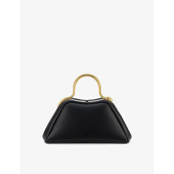 BVLGARI Serpentine Mini Top-handle Bag - Black