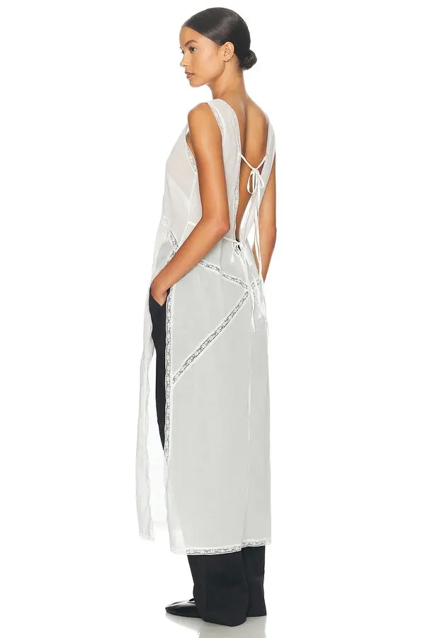 HELSA Voile Daylight Nightgown In White