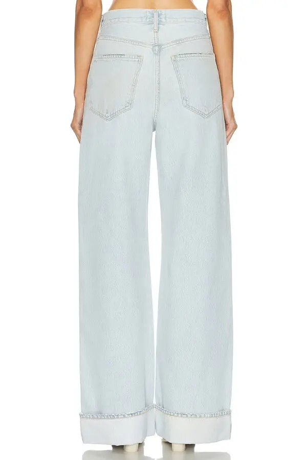 AGOLDE Dame High Rise Wide Leg Jeans