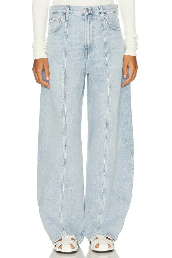 AGOLDE Kristen Wide Leg Jeans - Exposure
