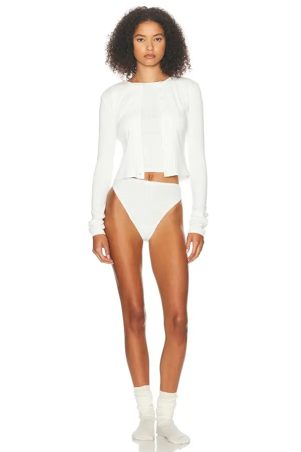 HELSA Pointelle High Cut Panty