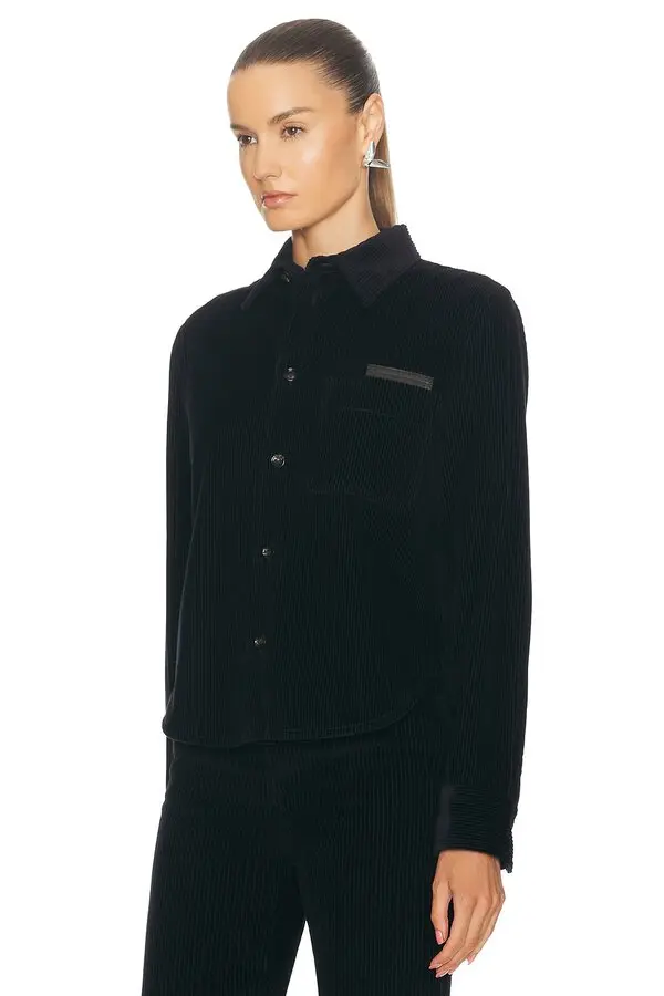 Bottega Veneta Long Sleeve Shirt - Midnight Blue