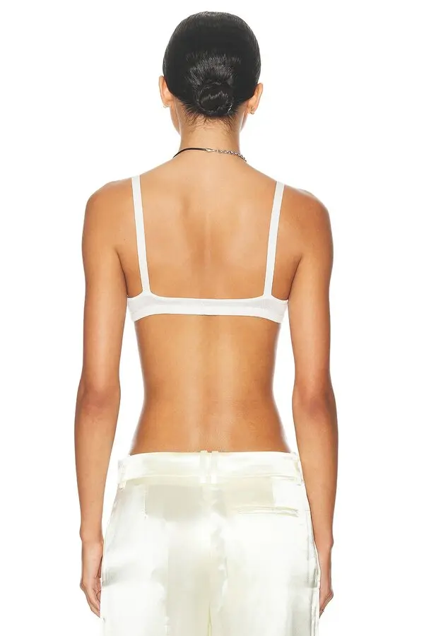 HELSA Justin Knit Bra - White