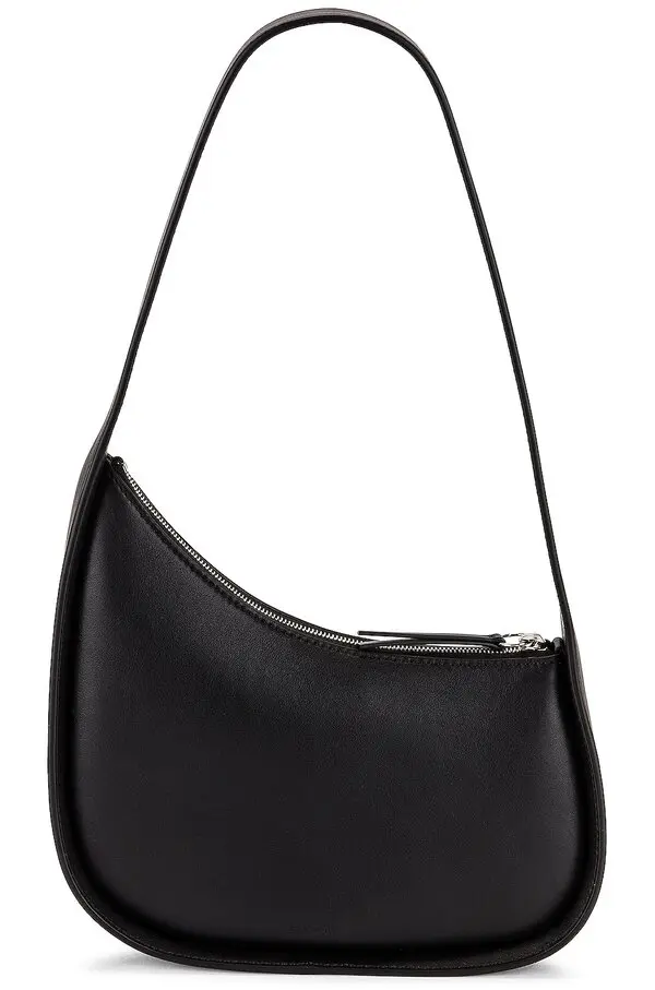 THE ROW Leather Half Moon Bag