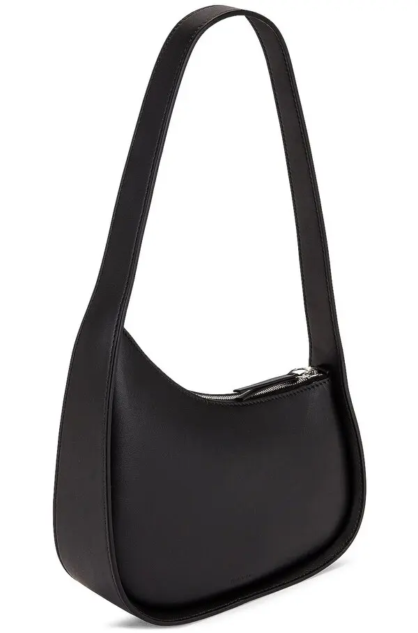 THE ROW Leather Half Moon Bag