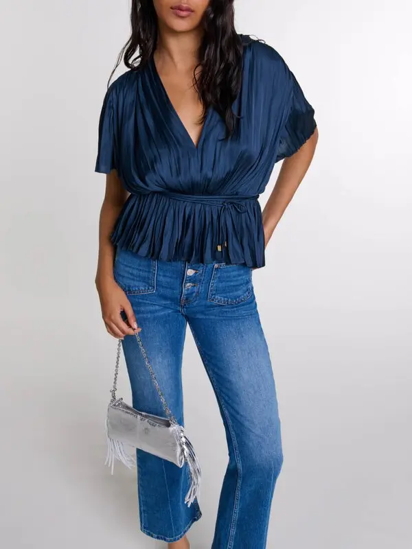 Maje Pleated Top