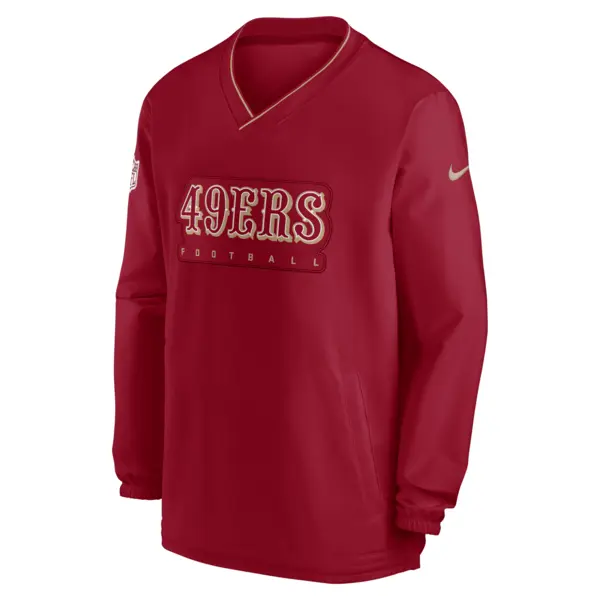 Nike San Francisco 49ers Sideline Nfl Long-Sleeve Windshirt Red