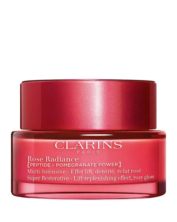 Clarins Super Restorative Rose Radiance Peptide Face Moisturizer 1.7 Oz - No Color