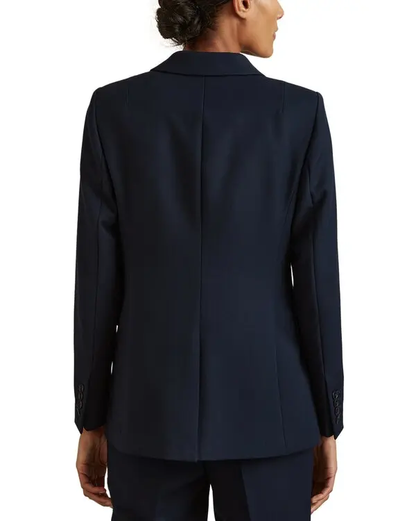 REISS Petite Gabi Single Breasted Blazer - Navy