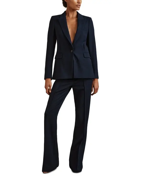 REISS Petite Gabi Single Breasted Blazer - Navy