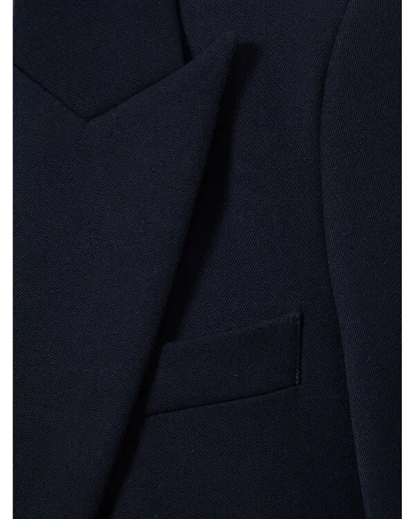 REISS Petite Gabi Single Breasted Blazer - Navy