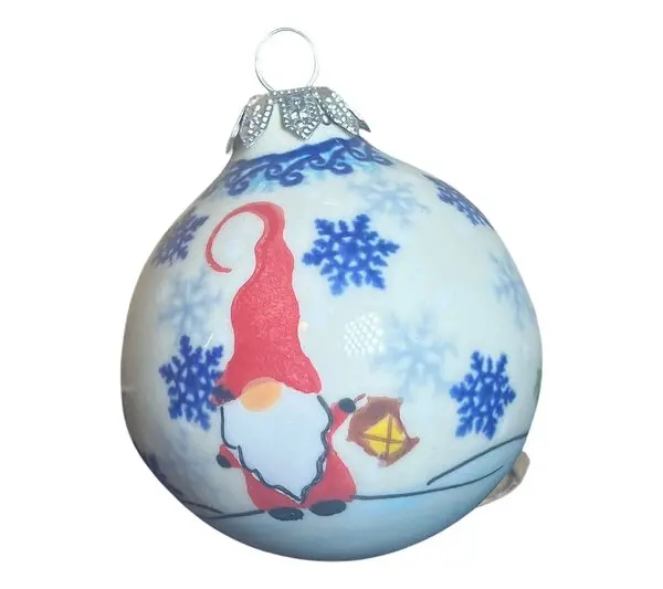 LIDIA'S POLISH POTTERY Round Ornament - One-color