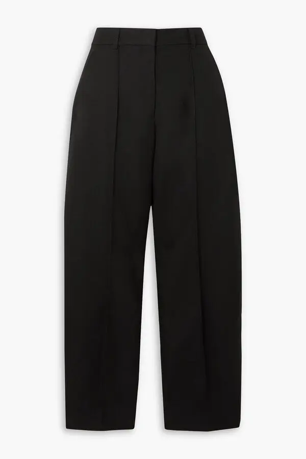 Stella McCartney Grain De Poudre Tapered Pants - Black