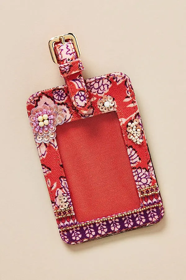 Anthropologie Printed Luggage Tag