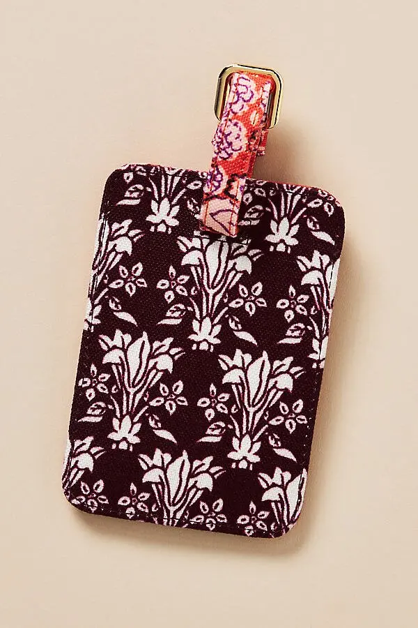 Anthropologie Printed Luggage Tag