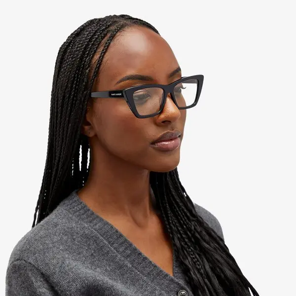 Saint Laurent 276 Mica Sunglasses - Black/yellow