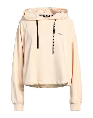 Liu Jo Cotton Blend Sweatshirt With Hood - White