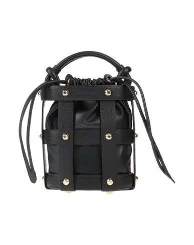 FERRAGAMO Leather Bucket Bag - Black