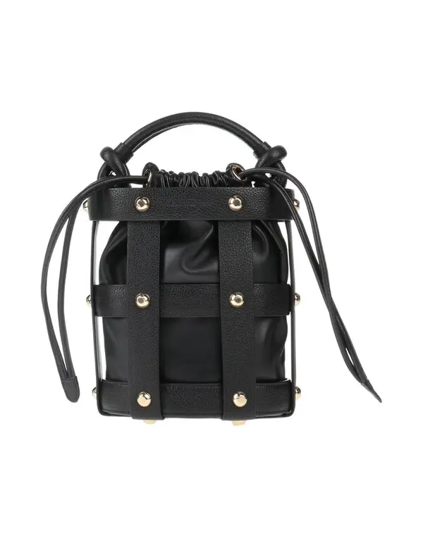 FERRAGAMO Leather Bucket Bag - Black