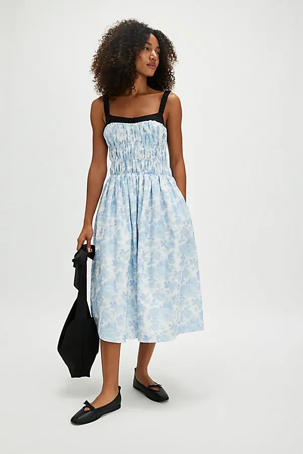 Free People Mania Bow Leather Flats