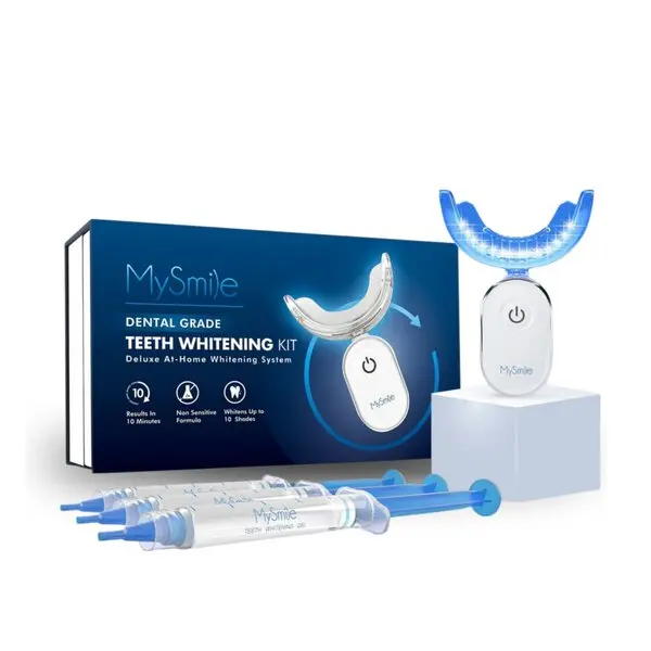 MYSMILE Teeth Whitening Kit For Sensitive Teeth With Led Light