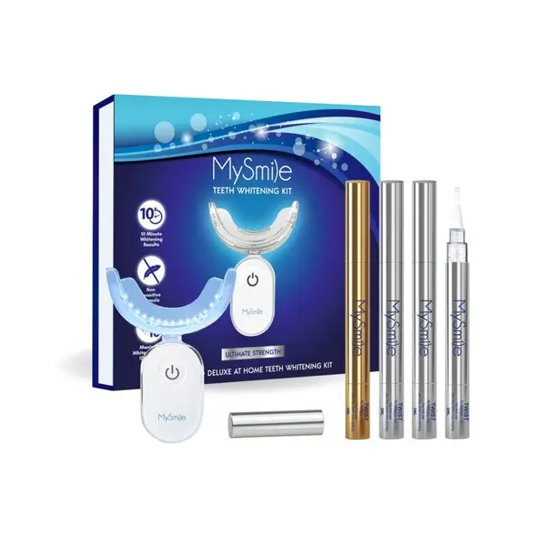 MYSMILE 35% Cp Teeth Whitening Kit Enhanced Teeth Whitener Flagship Version - White
