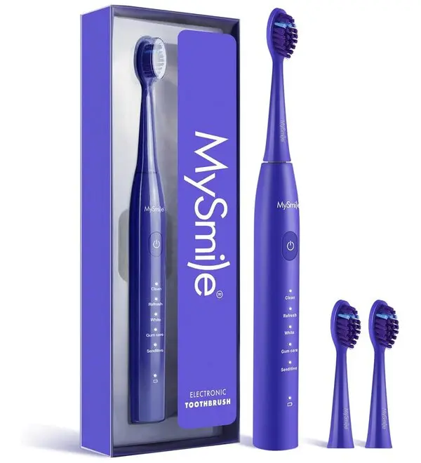 MYSMILE Dy156 Sonic Electric Toothbrush For Adults - Blue